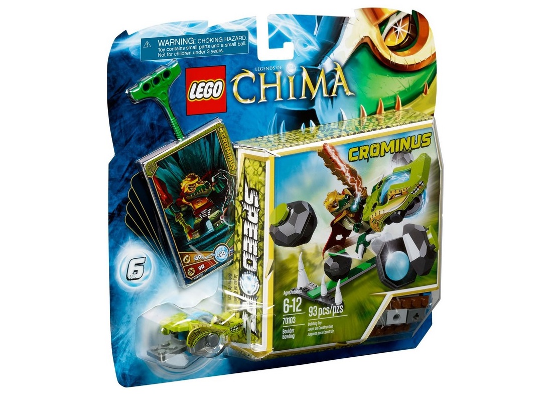 Sets LEGO - Legends of Chima - 70103 - Boulder Bowling | Minifig-pictures.be
